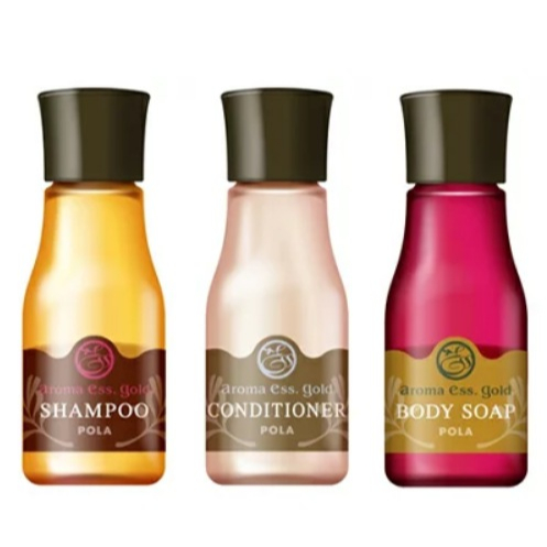 發泡糖 POLA 洋甘菊 Aroma Ess Gold 藍海 ESTHE ROYER 洗髮+潤髮+沐浴各30ml 旅行組 | 蝦皮購物