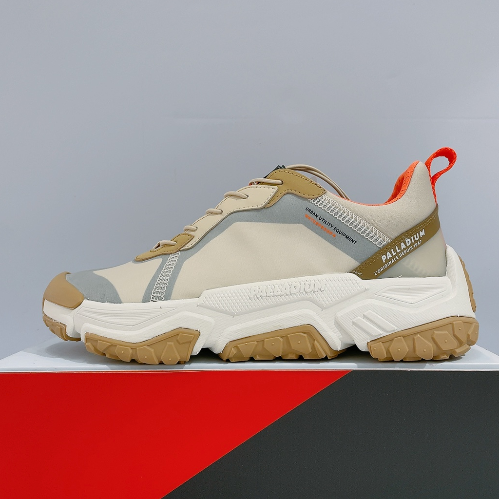 PALLADIUM OFF-GRID LO WP+ 男女款 奶茶色 低筒 防水 輪胎底 雨鞋 休閒鞋 77332-210 | 蝦皮購物