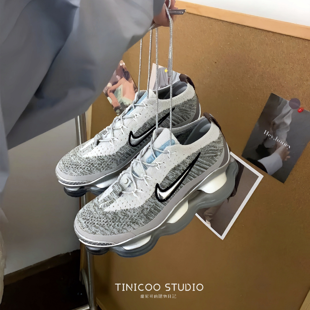 TINI- Nike Air Max Scorpion 灰 灰銀 襪套鞋 慢跑鞋 FD4612-001 | 蝦皮購物