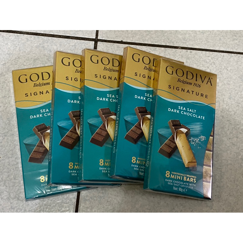 GODIVA醇享系列巧克力磚-海鹽黑巧克力磚 即期90g（期限2023/5/15） | 蝦皮購物