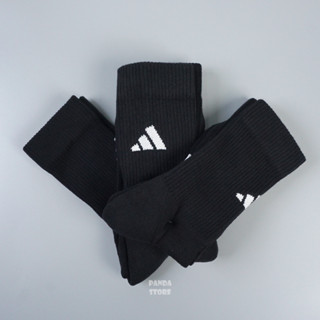 胖達）ADIDAS 三線 排汗 襪子 踝襪 短襪 HT3445 長襪 HT3452 IC9521 黑 白 男女 | 蝦皮購物
