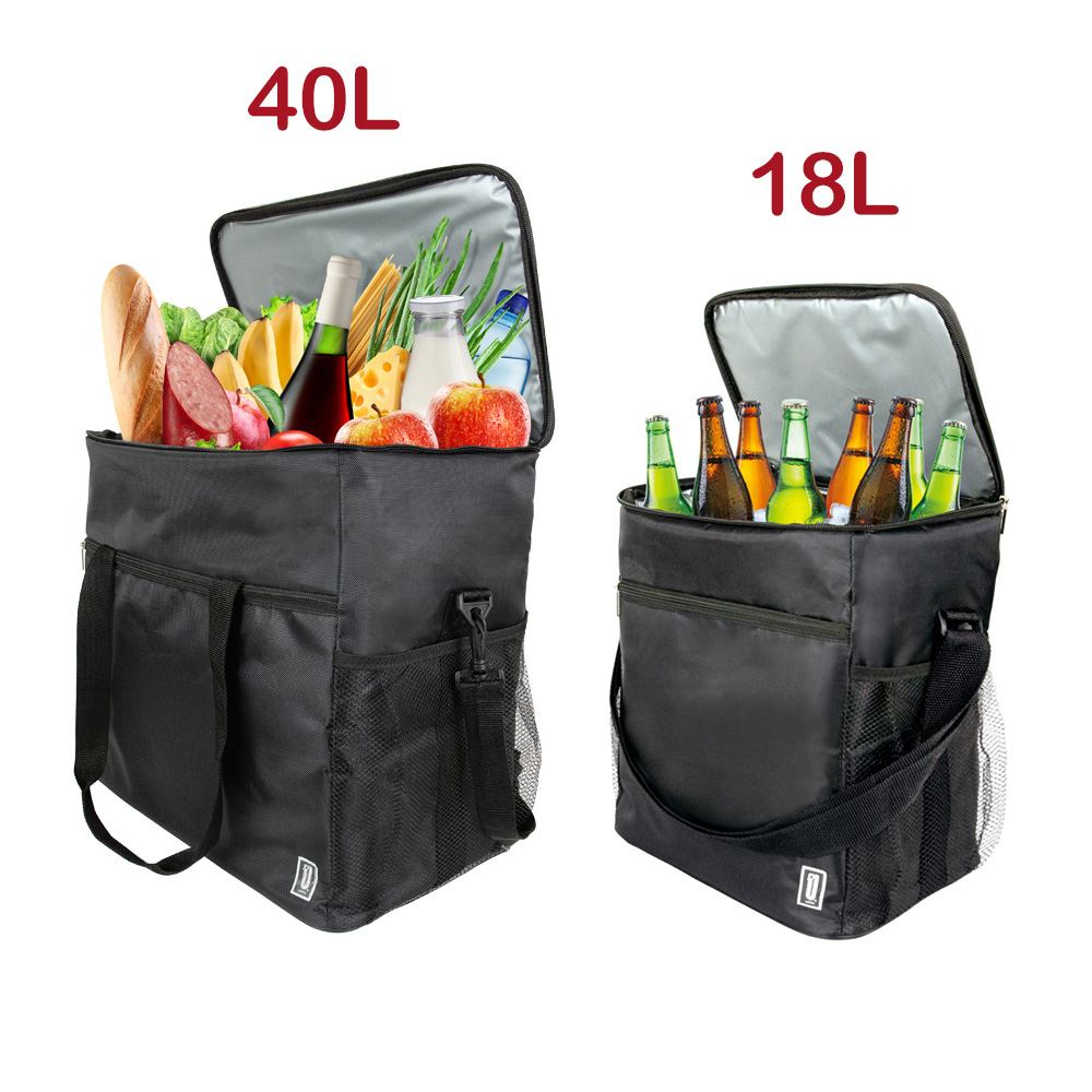 [田中小姐本鋪] 黑潮摺疊保溫保冷袋 直立式 18L 40L 飲料袋 外出採買 野餐 保溫袋 可超取 有發票 | 蝦皮購物