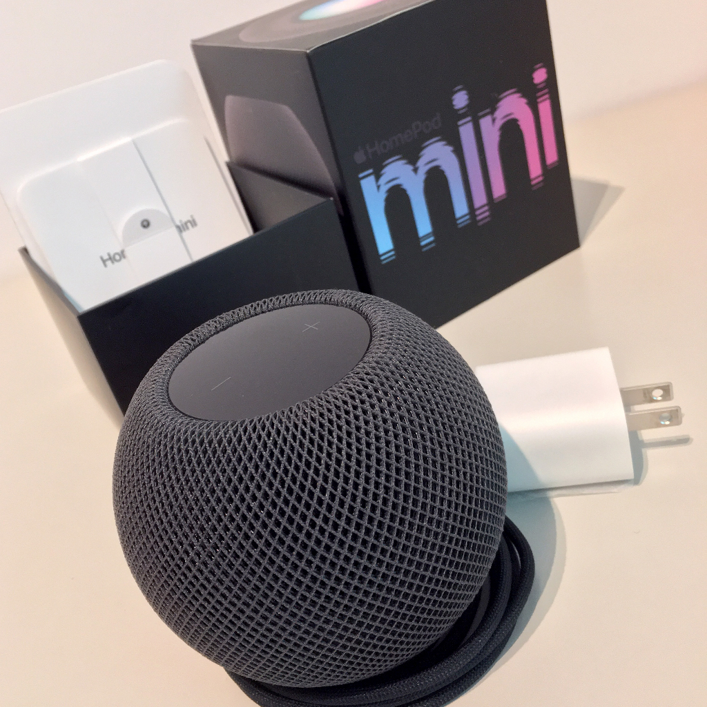 HomePod mini 盒裝全配 Apple保固中 台中 灰黑 立體聲組 / 單顆 售價如說明 | 蝦皮購物