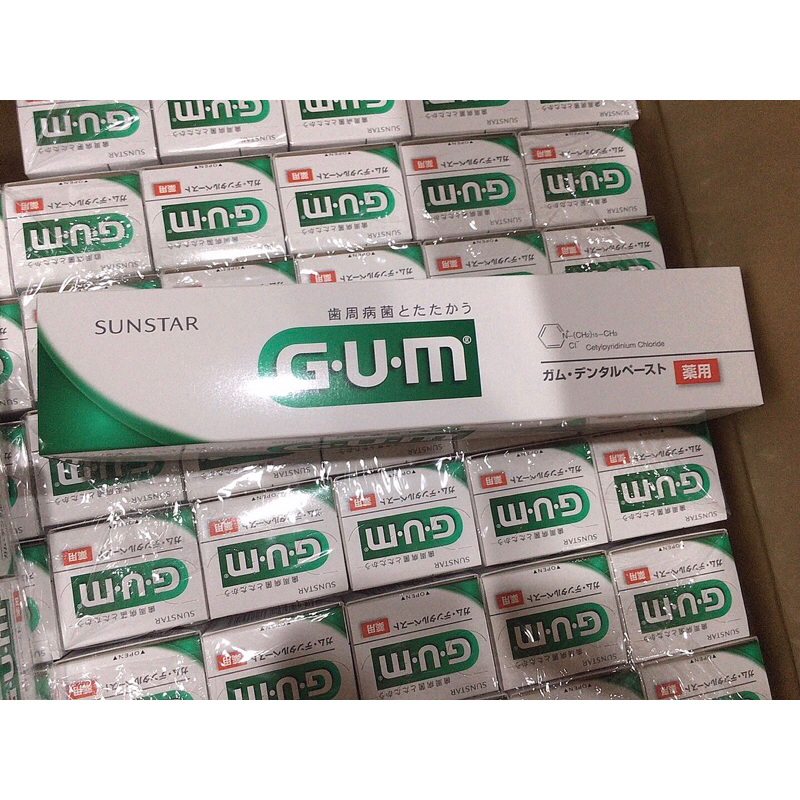 最低價‼️現貨 日本 GUM SUNSTAR 155G GUM牙膏 (盒裝)日本原裝！ | 蝦皮購物