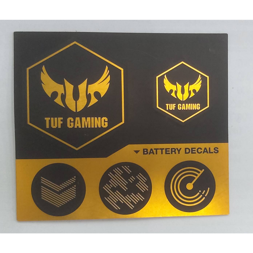 BATTERY DECALS TUF GAMING 標誌貼紙貼紙 原廠貼紙 全新品 | 蝦皮購物