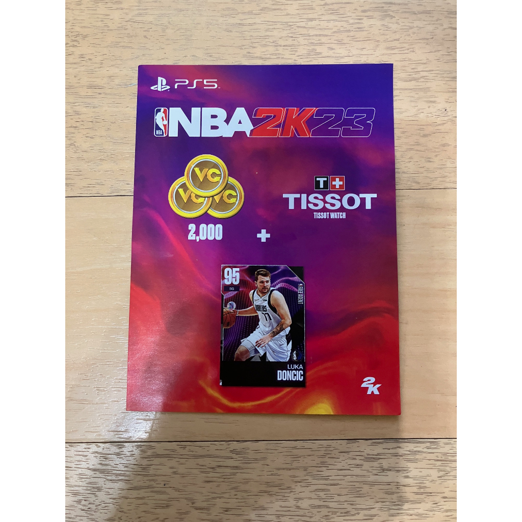 PS5 NBA 2K23 Luka Doncic + 2000 VC + TISSOT WATCH 特典 兌換碼 | 蝦皮購物