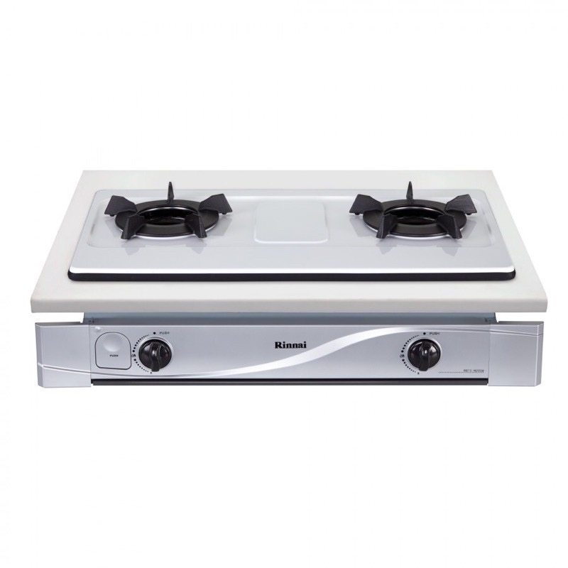 林內牌瓦斯爐RBTS-N201S不鏽鋼嵌入式內焰二口爐(輕量爐架) | 蝦皮購物