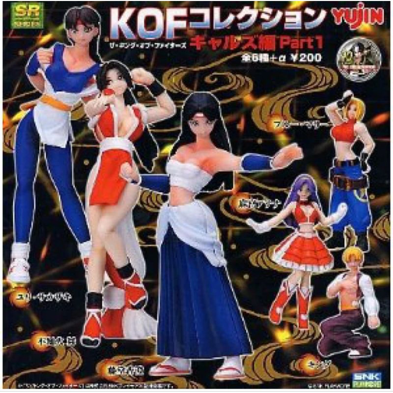 正版 SR KOF 拳皇少女合集 Part 1不知火舞 ＆春麗 拳皇 格鬥天王 KOF 扭蛋（無蛋紙） | 蝦皮購物