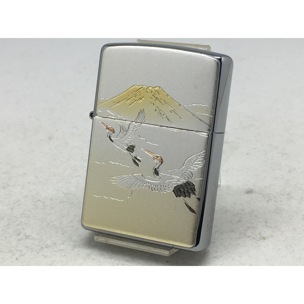 Zippo Ukiyoe Crane Mt.Fuji Electroforming Japan Limited | 蝦皮購物