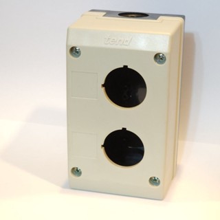 tend 天得 TN3-B2 雙孔 30mm 開關盒 按鈕盒 控制盒｜水電 居家 修繕 木工 DIY 材料 | 蝦皮購物