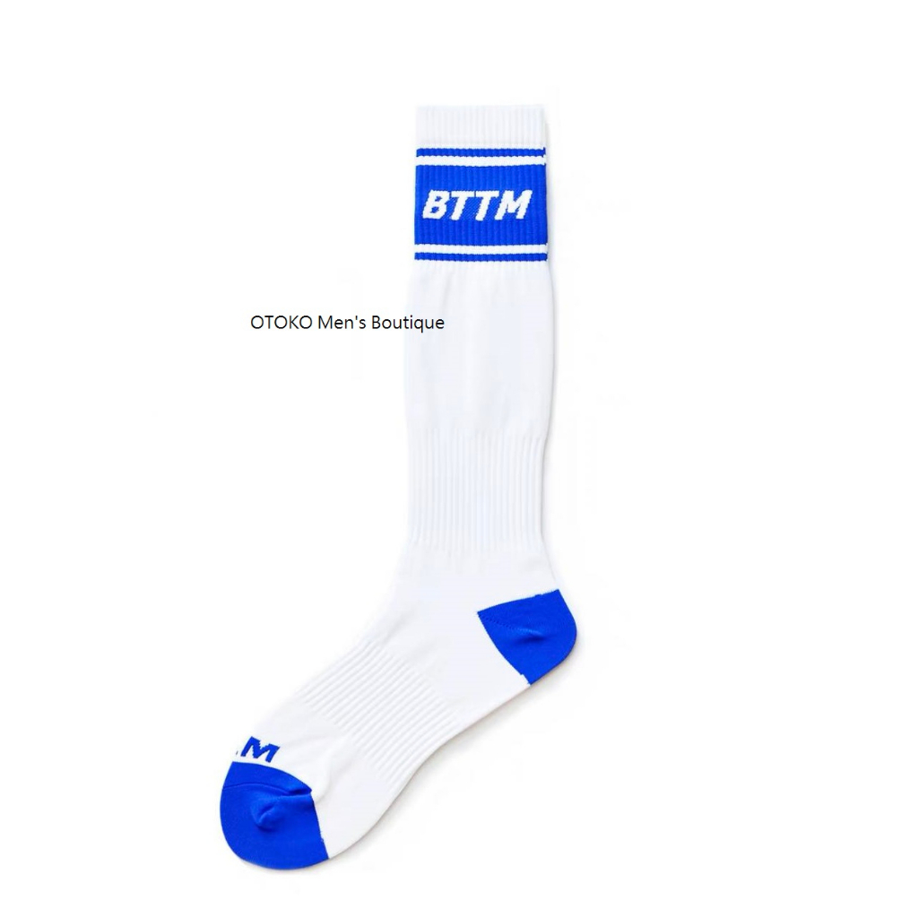 【OTOKO Men's Boutique】BTTM:透氣運動長襪／0號／白藍款(台灣獨家代理) | 蝦皮購物