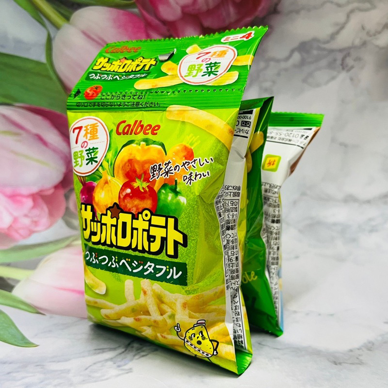 [大貨台日]日本 Calbee 加樂比 四連 蔬菜薯條 蔬菜餅 36g ^_^多款供選 | 蝦皮購物