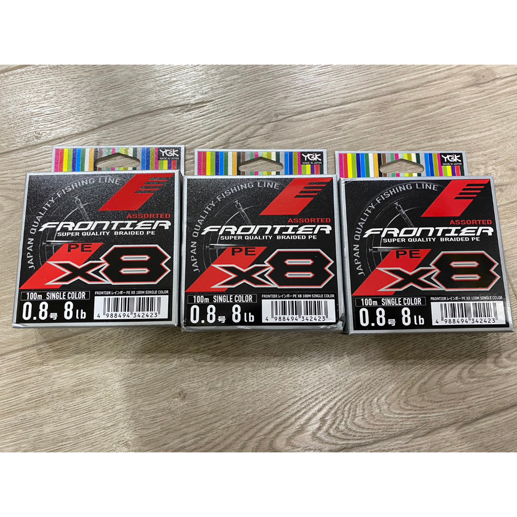 YGK 日製 八股 PE線 FRONTIER X8 PE 100m X4 8股 PE線 | 蝦皮購物