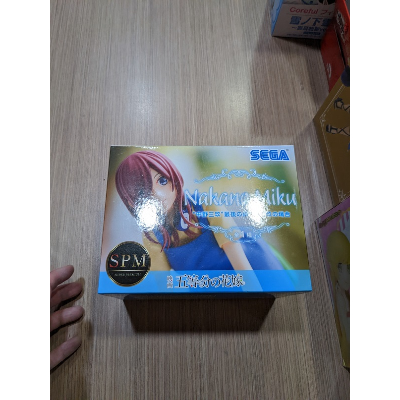五等分的花嫁 SEGA SPM 中野三玖 景品 正版公仔 娃娃機夾物 盒況普通 | 蝦皮購物