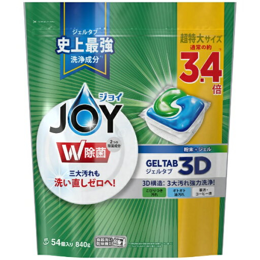 【日本舞鶴馬】 現貨/代購 日本境內販售 P&G JOY 洗碗機用3D膠囊超特大型 54個 840g 比利時製 | 蝦皮購物