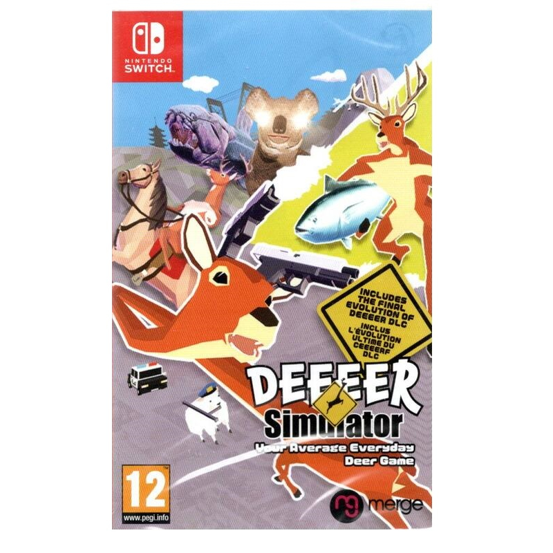 全新NS Switch 中文版 非常普通的鹿 DEEEER Simulator | 蝦皮購物