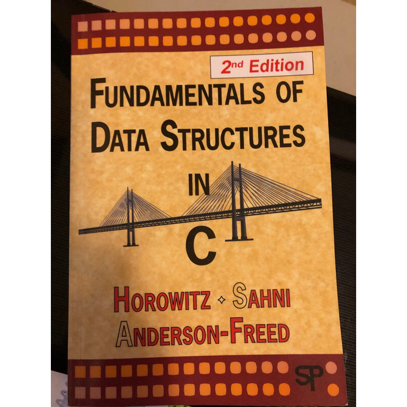 九成五新FUNDAMENTALS OF DATA STRUCTURES IN C資料結構資工資管 | 蝦皮購物