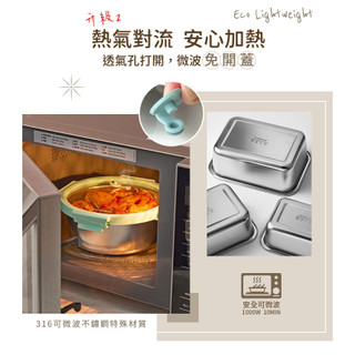 【康寧密扣Snapware】Eco Lightweight 316可微波/可直火/不鏽鋼保鮮盒820ML*2(B01) | 蝦皮購物