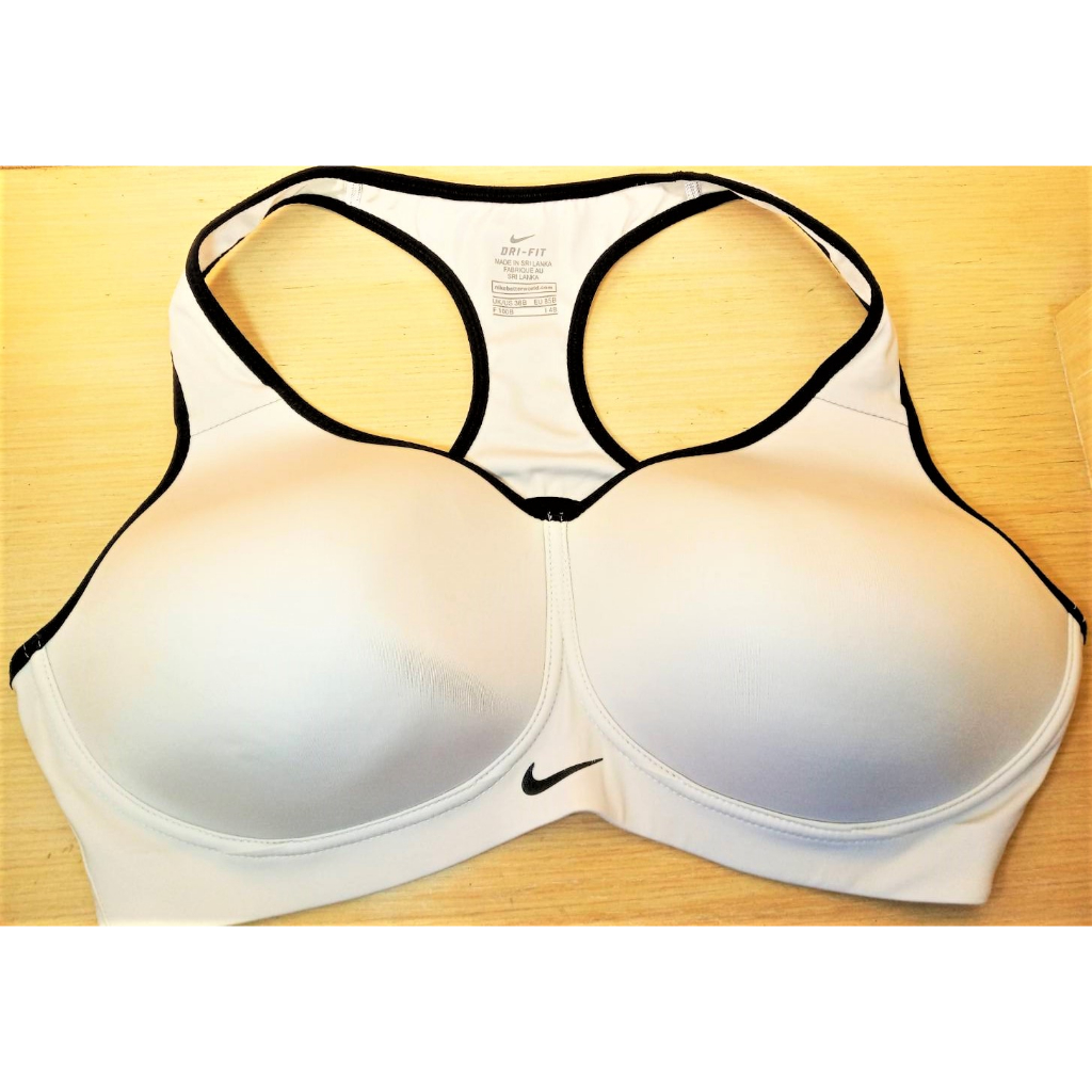 Nike PRO RIVAL工字背高衝擊高強度支撐運動內衣833288-100 尺碼38/85B 白/黑兩款 | 蝦皮購物