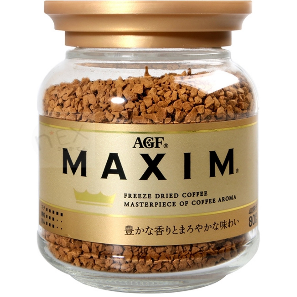 【現貨】AGF MAXIM 咖啡系列-80g 金蓋 箴言咖啡 即溶咖啡 | 蝦皮購物