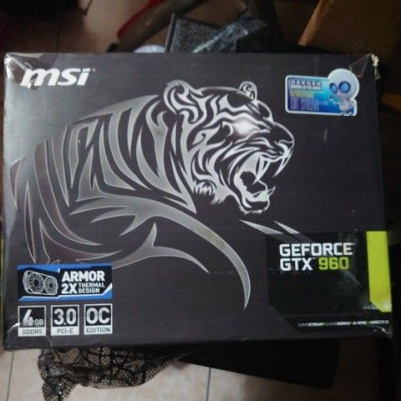 顯示卡 MSI GTX 960 4G OC | 蝦皮購物