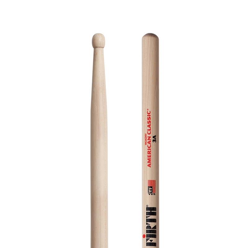 【領域音樂】VIC FIRTH American Classic 3A 鼓棒 3A 原木色 | 蝦皮購物