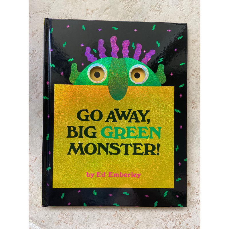 英文繪本精裝書 Go Away, Big Green Monster! by Ed Emberley | 蝦皮購物