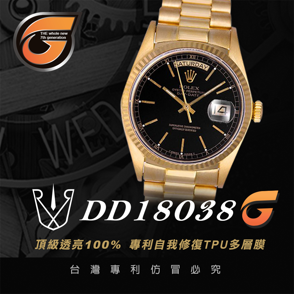 【RX8-G第7代保護膜】勞力士ROLEX五銖鍊、總統帶系列腕錶、手錶貼膜（不含手錶） | 蝦皮購物