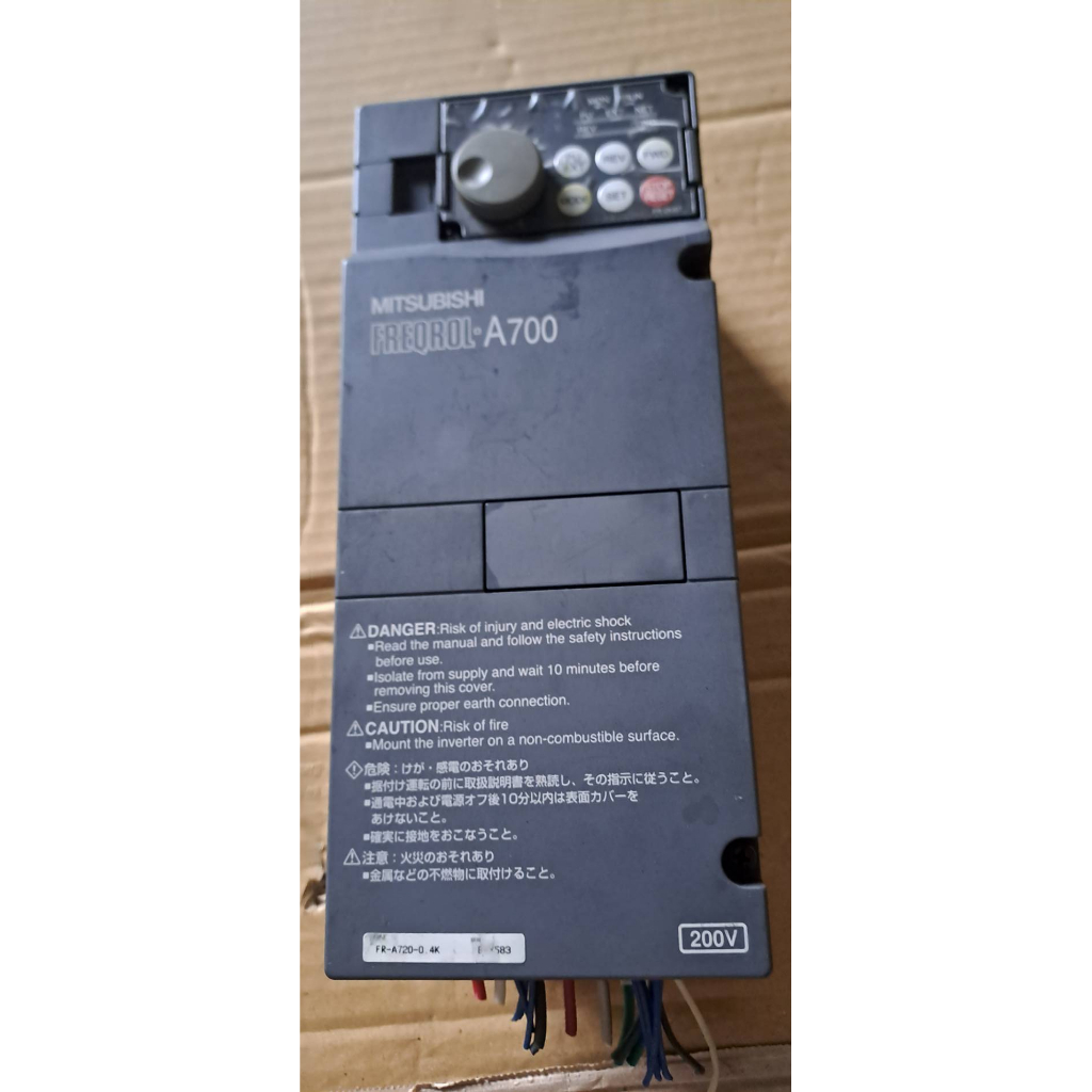 日本外匯中古 三菱 Mitsubishi 變頻器 A700 FR-A720-0.4KW | 蝦皮購物