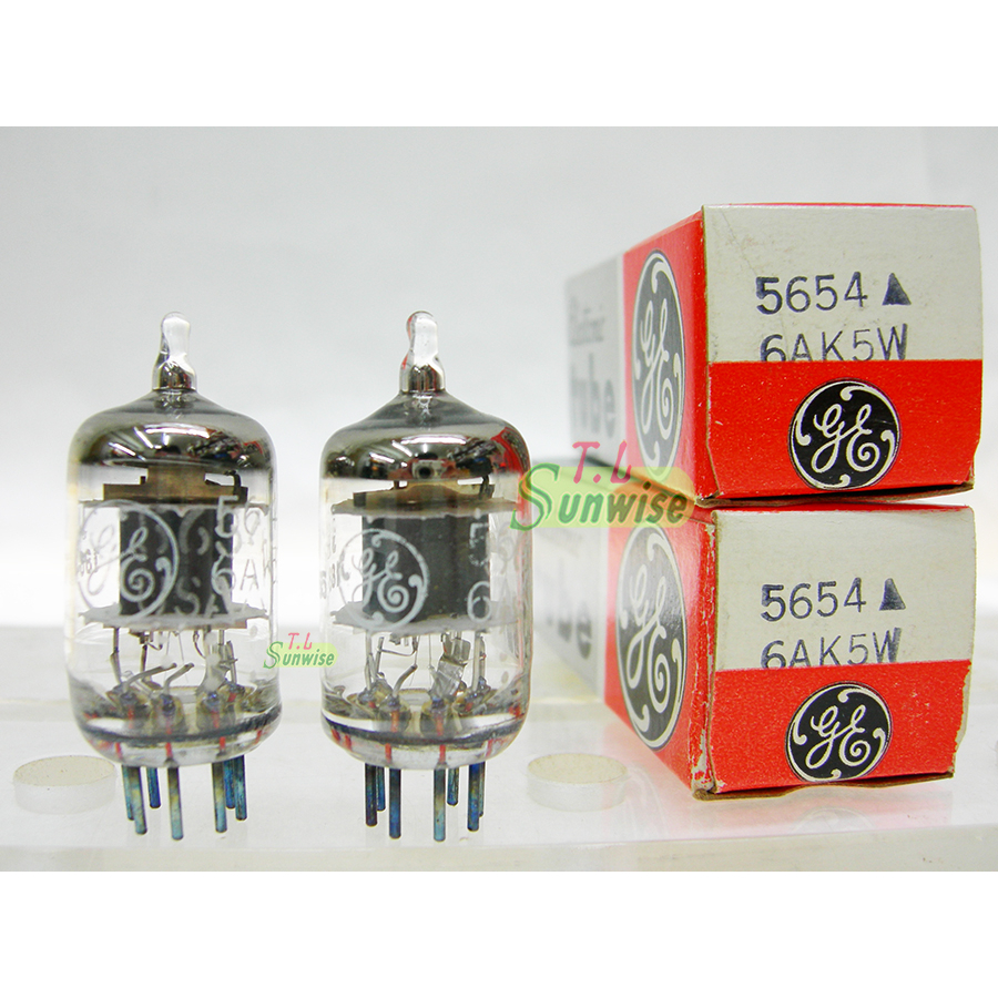 中國 6J1 升級管︽NO:61001 美國 GE 5654 / 6AK5W (NIB) 1對 真空管 ( EF95 ) | 蝦皮購物