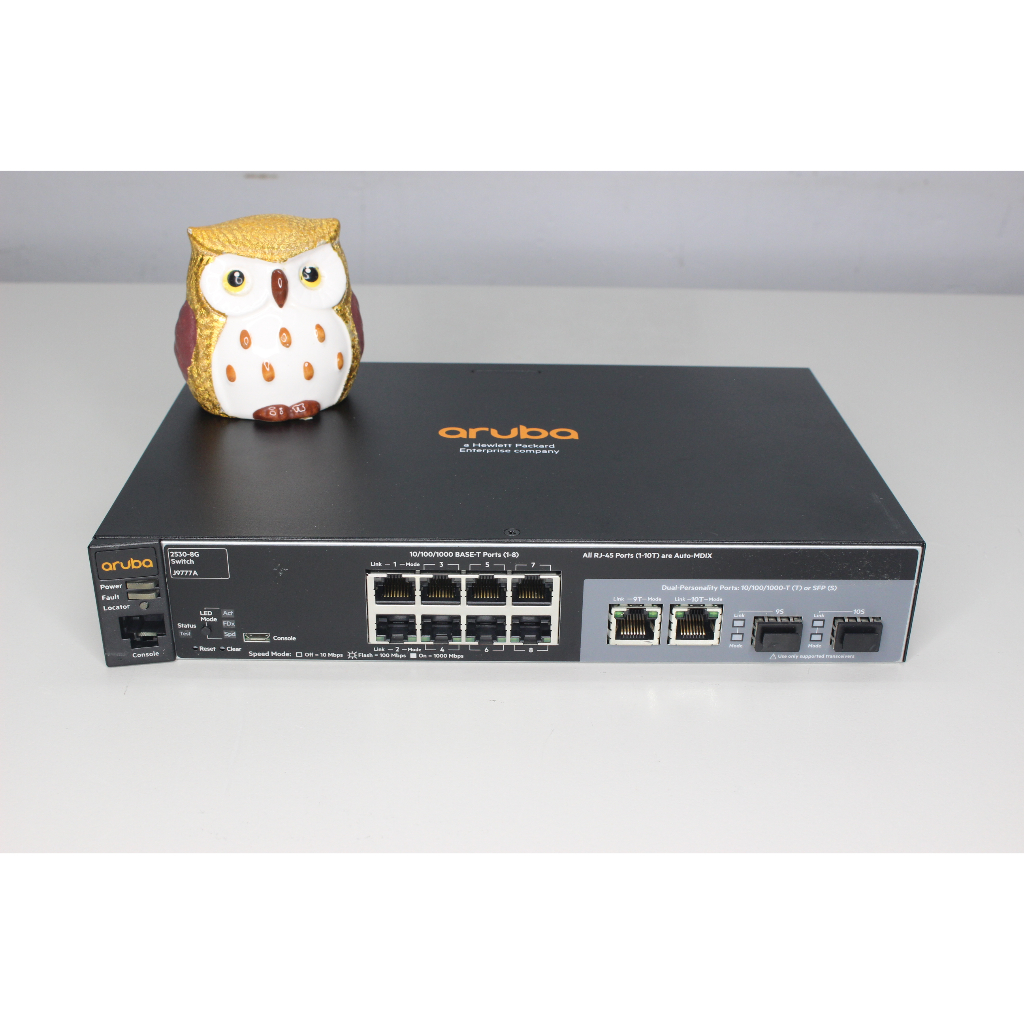 HP ARUBA新舊款J9777A 2530-8G 8-Port Gigabit Switch 無風扇 | 蝦皮購物
