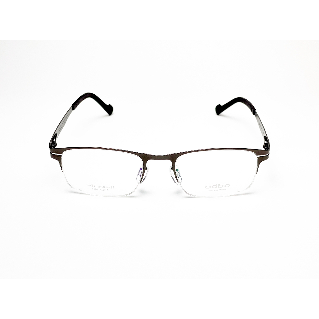 【全新特價】odbo 鈦金屬光學眼鏡鏡框 1804 C2GD 亮槍色 輕量化無螺絲設計 | 蝦皮購物
