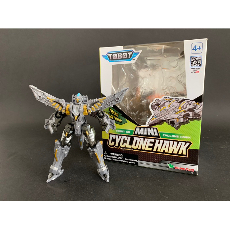 Tobot 機器戰士 正版可動 迷你銀隼霍克 CYCLONEHAWK 玩具 變形金剛 非 獅王凱薩 巨鯊札克 騎士克萊 | 蝦皮購物