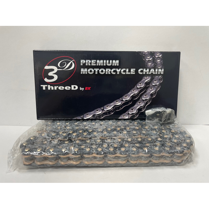 EK 鍊條 525/520 SPR/3D/SRX2 120L 黑金 輕量化 鍊條 日本原裝進口 | 蝦皮購物