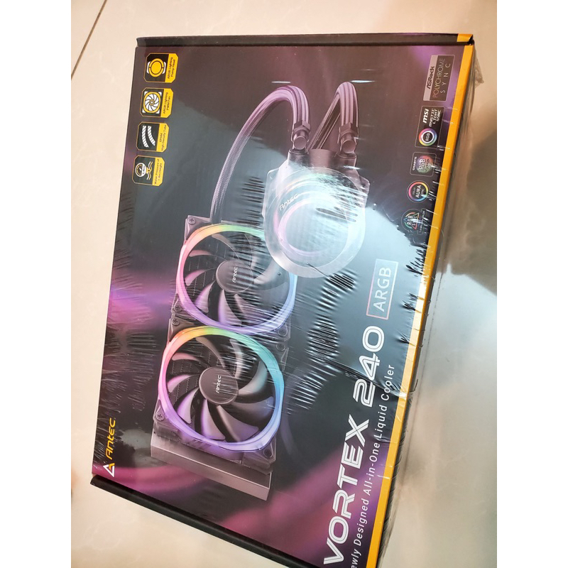全新🎊 Antec 安鈦克 Vortex ARGB 控制器 240 一體式 水冷排 PWM 風扇 CPU 散熱器 | 蝦皮購物