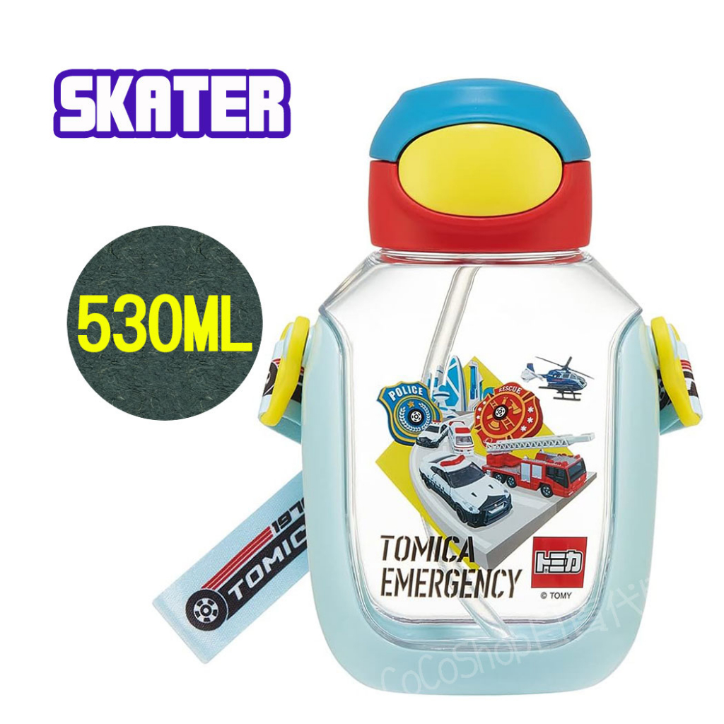【CoCo日貨代購】日本 SKATER 吸管式 胖胖水壺 ( TOMICA ) 530ML PDSH6DX 水壺 | 蝦皮購物