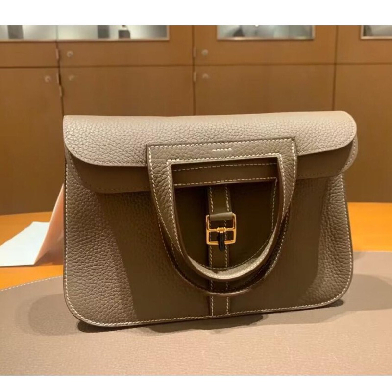（現貨）正品 愛馬仕 Halzan 25 cm Hermes | 蝦皮購物