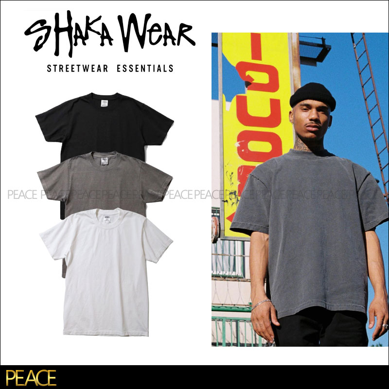 【PEACE】Shaka Wear GARMENT DYE REVERSE 反車線 水洗 重磅 素T 6.5 盎司 | 蝦皮購物