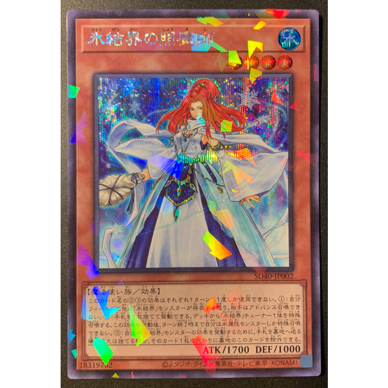 【我賺的錢是老婆的店】SD40-JP002 冰結界的照魔師 半鑽 | 蝦皮購物