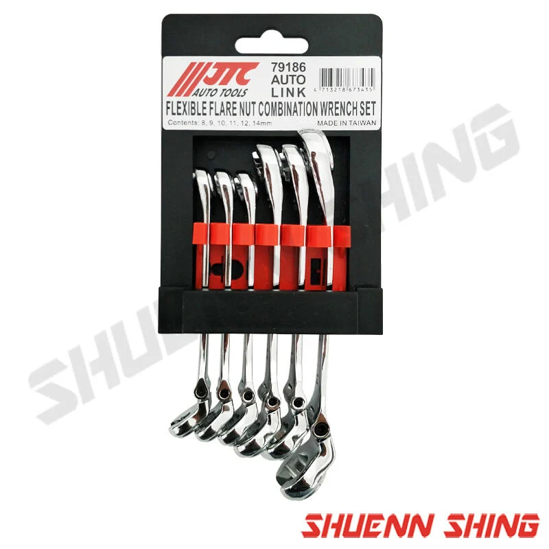 LOCKE汽車工具 機車工具 機械工具///單搖頭強力油管板手組 JTC-79186 | 蝦皮購物