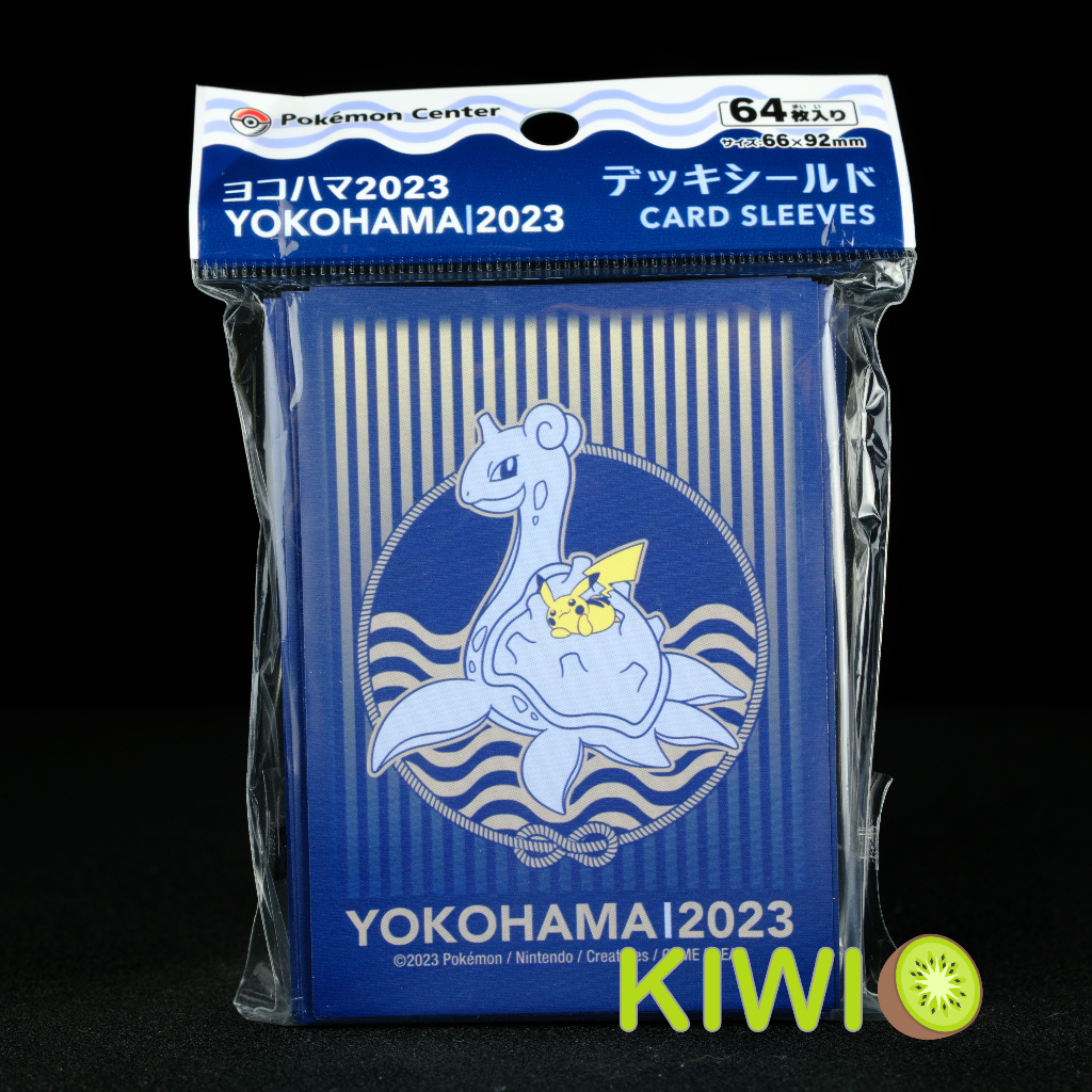 KIWI 🥝 PTCG 絕版 2023 WCS 橫濱世界賽 皮卡丘 拉普拉斯 會場限定卡套 橫濱 寶可夢卡牌 | 蝦皮購物