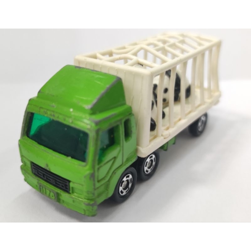 日本製 紅標 TOMICA TOMY No.76 -4 (No.7) 三菱 Fuso 動物搬運車 熊貓 | 蝦皮購物