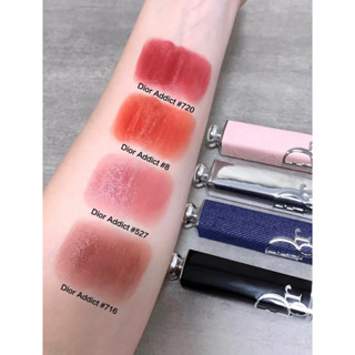 Y.A🌸 夏季限定 Dior 521 566 527 727 740 迪奧癮誘唇膏 黑管漆光唇膏 dior口紅 唇釉 | 蝦皮購物