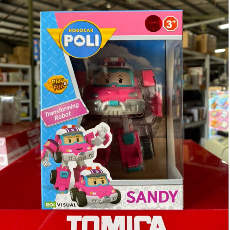 (丹鋪) 新版 POLI 4吋變形 SANDY 珊迪 基頓 巴奇 安寶 波力 羅伊 赫利 馬克 | 蝦皮購物
