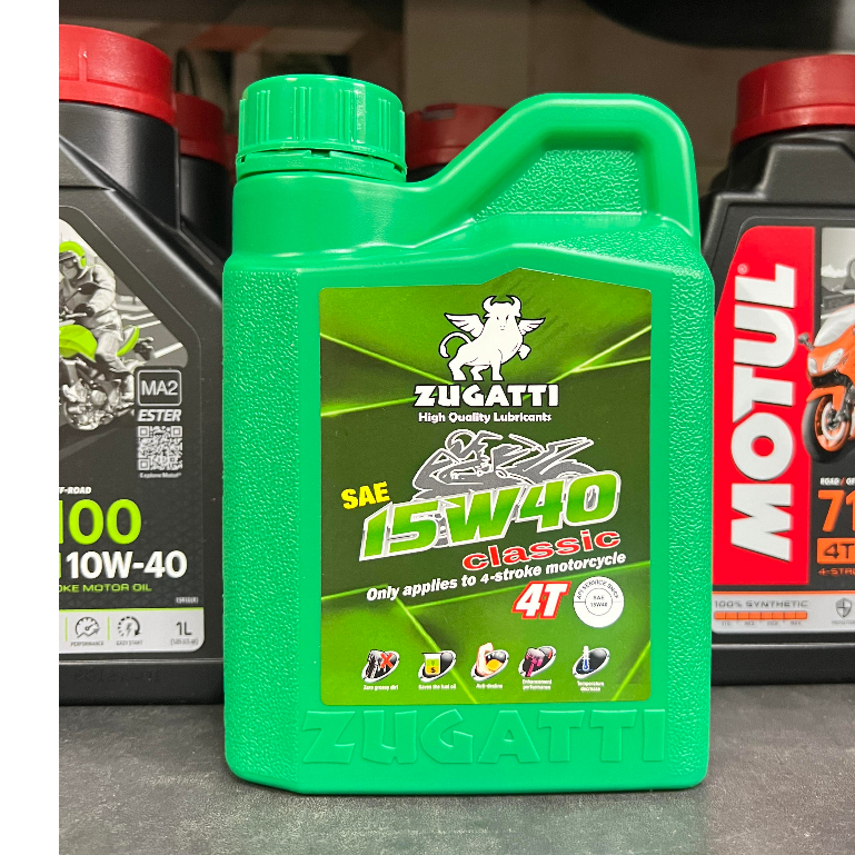 【阿齊】ZUGATTI 15W40 4T MA 路加堤 15w40 機油 機車 0.8L | 蝦皮購物