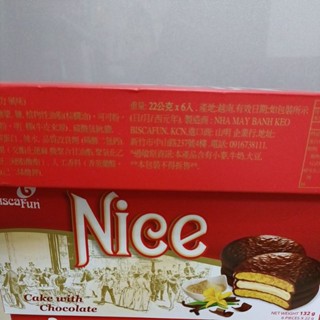 巧克力派 NICE 乃詩巧克力派 132g 6 包入 奶詩派巧克力派(2024.05.26) | 蝦皮購物