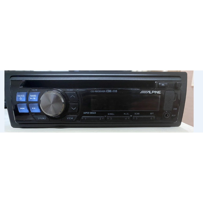 二手ALPINE CDE-110 (USB/AUX/CD)，含線組 | 蝦皮購物