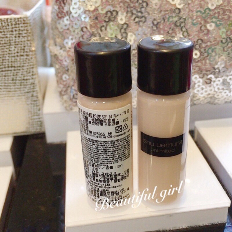 Shu uemura植村秀-無極限超時輕粉底5ml/SPF24 PA+++ #674自然偏白#774象牙亮白#664自然 | 蝦皮購物