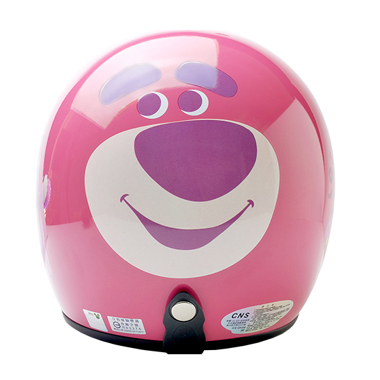 EVO 安全帽 CA-309 復古帽 大臉熊抱哥 桃 半罩 半拆洗 卡通圖案 正版授權 | 蝦皮購物