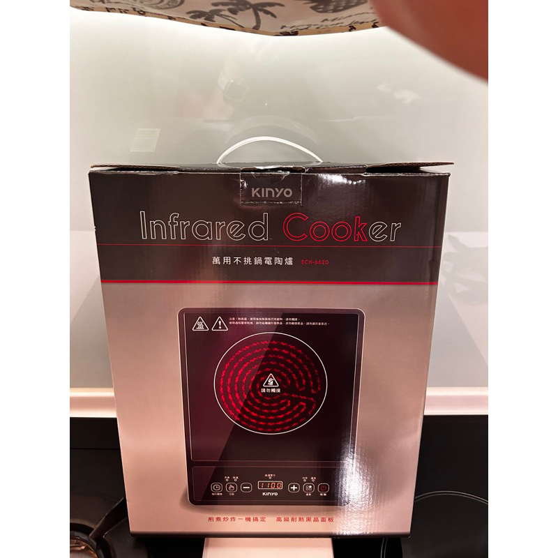 （全新）【KINYO】萬用不挑鍋電陶爐(黑晶爐 ECH-6620) | 蝦皮購物